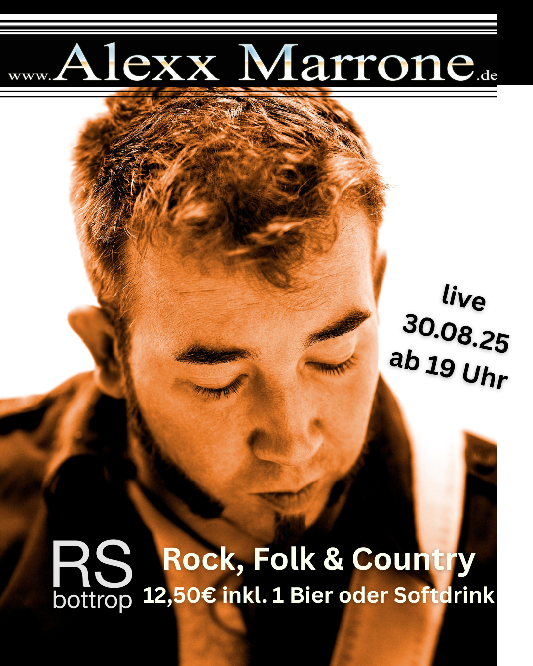 ALEXX MARRONE – live in der Rathausschänke! – Wir lieben Bottrop